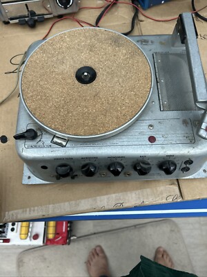Califone 12V-9 Record Player - Vintage - Tube - Turns - Rare - Audio ...