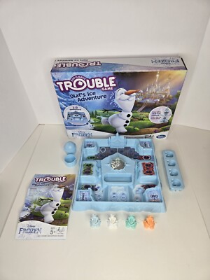 Disney Frozen Olaf's Ice Adventure Trouble Game COMPLETE | eBay