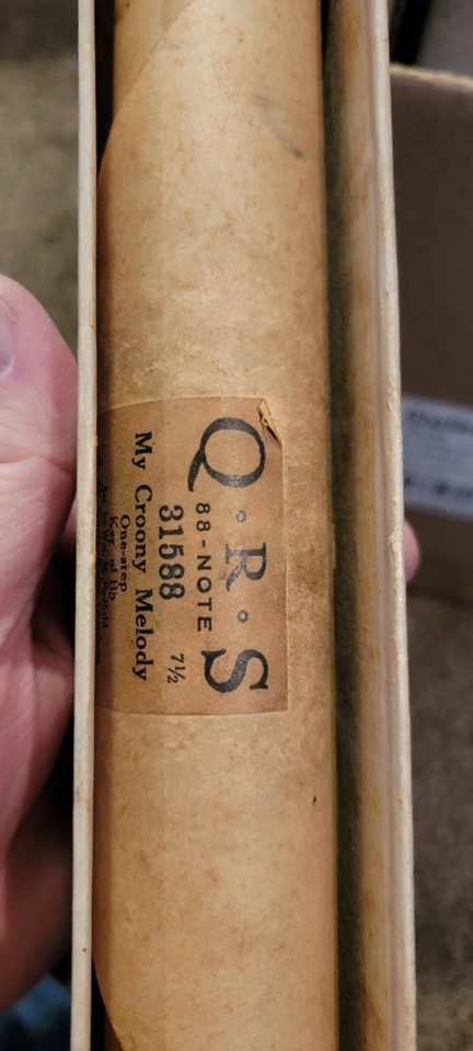 LOT of 19 Vintage Antique QRS Word Roll Player Piano Music Rolls Hand ...