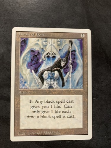 1994 MAGIC THE GATHERING Core Set 4TH EDITION Throne of Bone MAGIC CARD ...