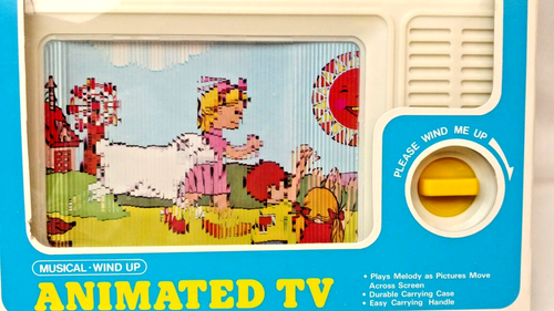 Vintage My Kids Musical Wind-Up Animated TV New Old Stock | eBay