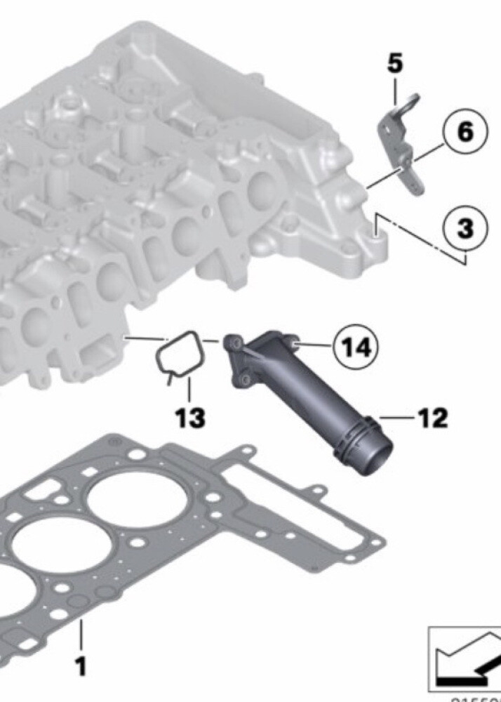 For Bmw 3 Series 316D 318D 320D Coolant Flange Pipe Bmw 11127810707 UK ...