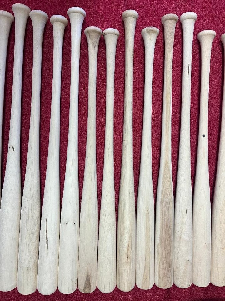 16 33.5- blemished maple baseball bats. Blem bats. unfinished wood bats ...