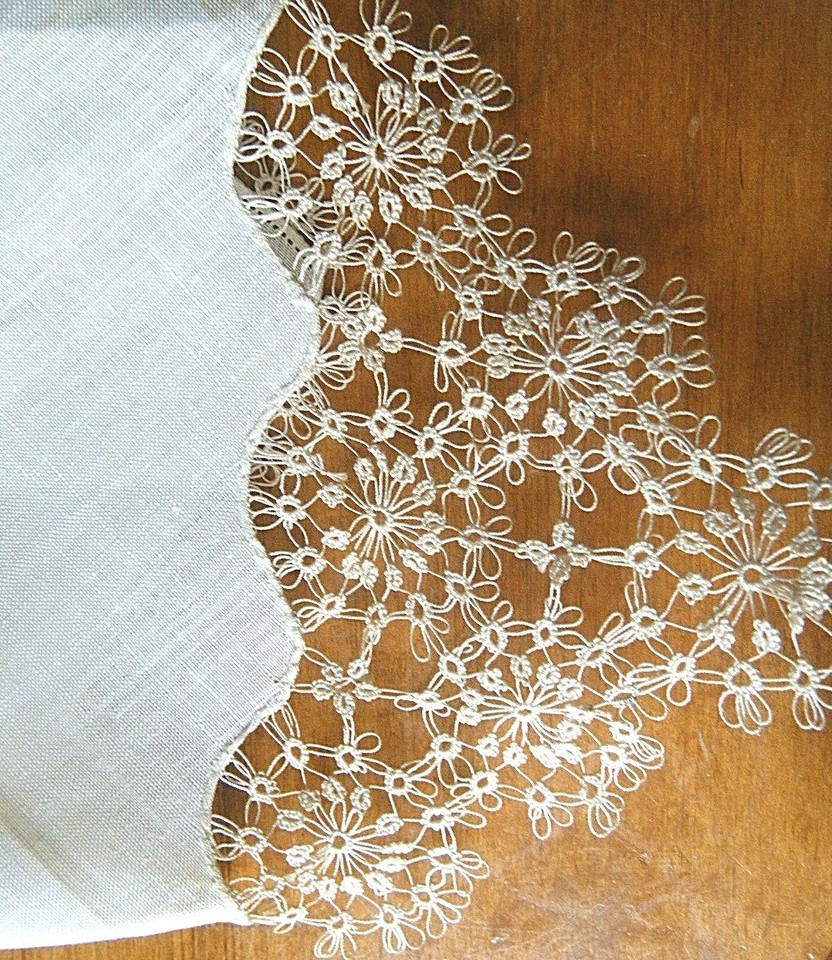 Antique wedding handkerchief Tatting hand made tatted Lace | eBay