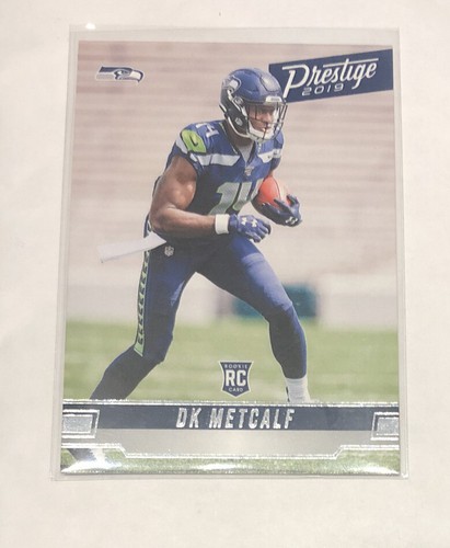 DK METCALF_2019 PANINI PRESTIGE ROOKIE FOOTBALL CARD_SEATTLE SEAHAWKS ...