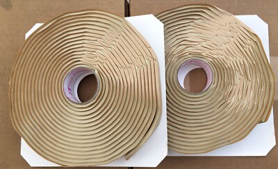 (2) Butyl Tape Seal Tacky Tape for RV / Camper / Mobile home 3/16”x7/8 ...