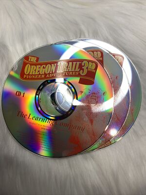 The Oregon Trail Pioneer Adventures 3rd Edition CD-ROM 3-Disc Game DISC ...
