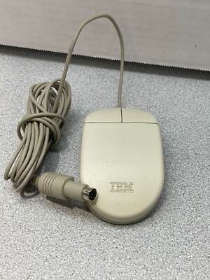 IBM PS/2 PC Mouse Button Track Ball Model 33G5430 Tested Working ...