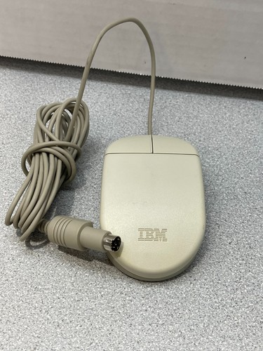 IBM PS/2 PC Mouse Button Track Ball Model 33G5430 Tested Working ...