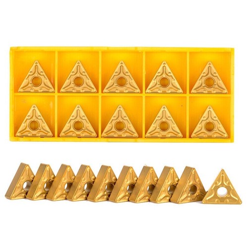 10pcs TNMG160408-MA Carbide Inserts Blades Lathe Turning Tool Cutting ...