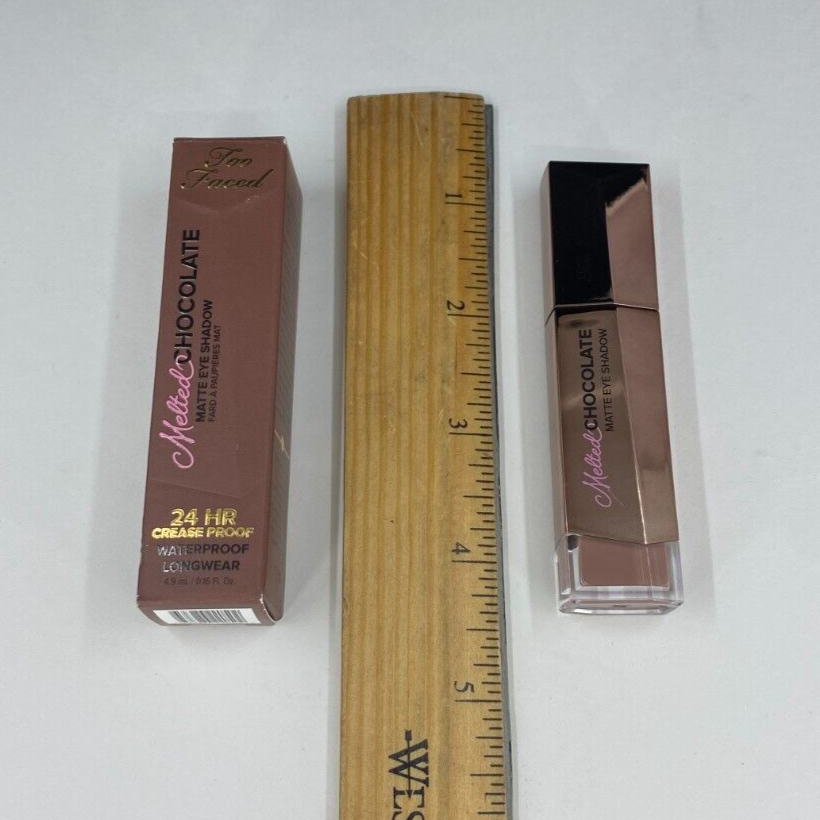 Too Faced Matte Eye Shadow Melted Chocolate Warm & Fudgy Waterproof 0. ...