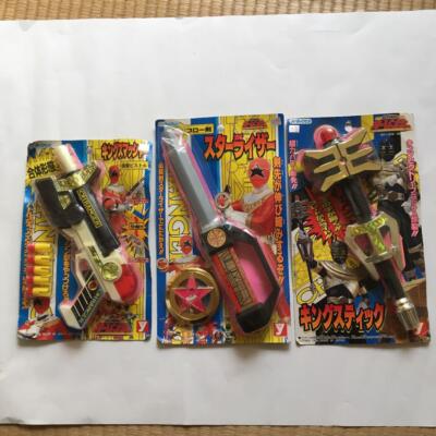 Power Rangers Zeo Ohranger King Stick etc Mopher 3set Bundle Bulk japan ...