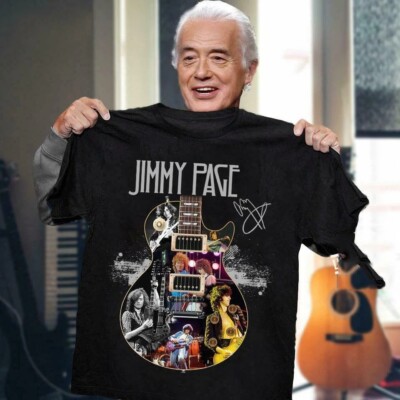 New Popular Jimmy Page Retro T-Shirt, S to 5X Shirt | eBay