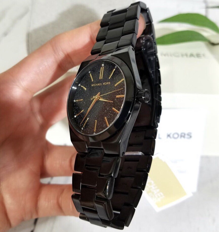 NEW MICHAEL KORS Channing MK6625 Black Dial Lady's Watch | eBay