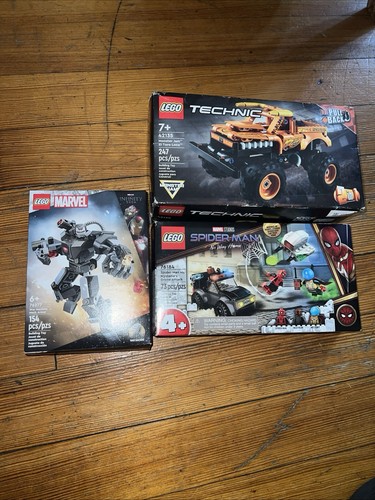 Lego Technic Monster Jam El Toro Loco, War machine , Spider-Man Vs ...