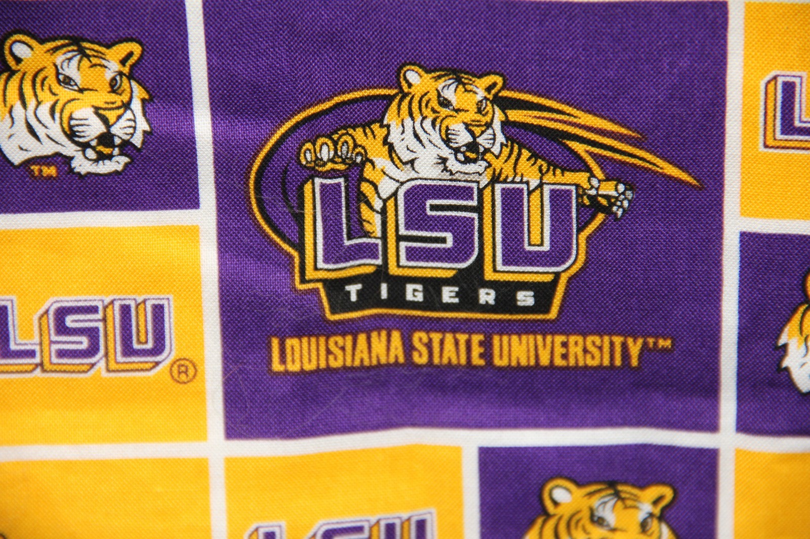 Table Centerpiece LSU Tigers Placemat 16 x17 set of (2) | eBay