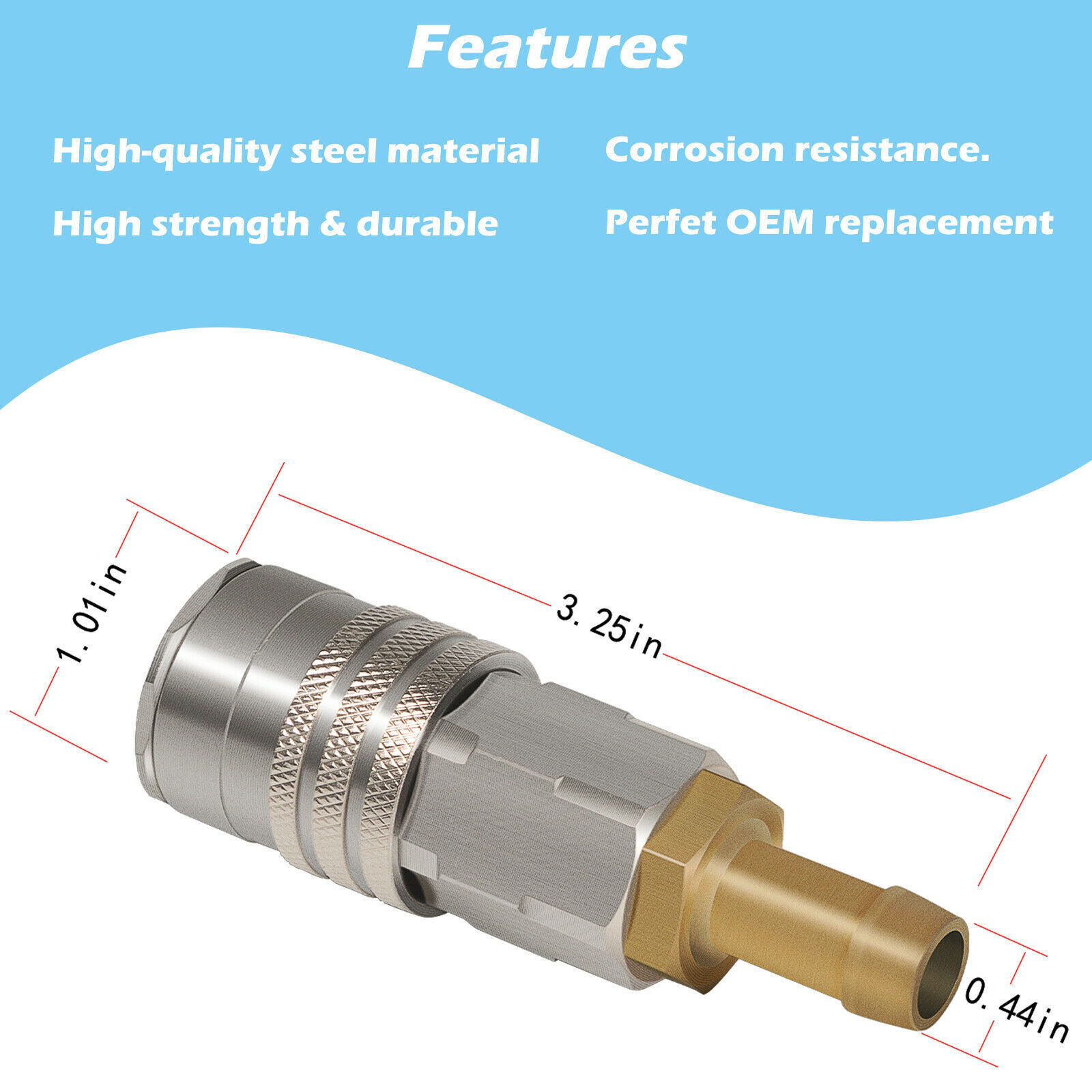 Quick Fit Radiator Adaptor for Volvo Radiator Coolant Drain Hose Alt ...