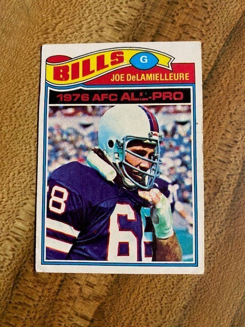 1977 Topps Football # 330 Joe DeLamielleure HOF Bills | eBay