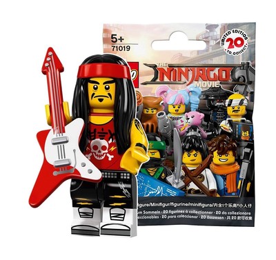 LEGO Minifigure LEGO Ninjago The Movie Gong & Guitar Rocker [71019-17 ...