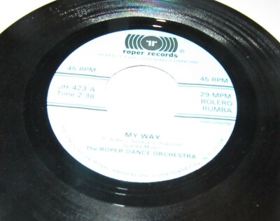 The ROPER DANCE ORCH. - Magic Is the Moonlight / My Way 45 Bolero Rumba ...