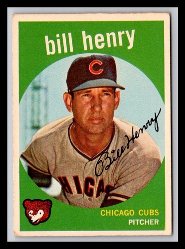 1959 Topps #46 Bill Henry White Back VG or Better | eBay
