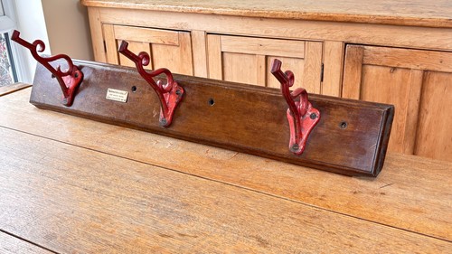 RARE ANTIQUE FIRE BUCKET HOOKS MERRYWEATHER & SONS FIRE ENGINE BRIGADE ...