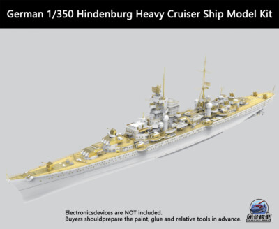 German 1/350 Hindenburg Tier X Heavy Cruiser Ship Model Kit CY523 | eBay
