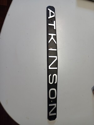 ATKINSON Lorry Truck Commercial Alloy Badge Emblem Sign Plate | eBay UK
