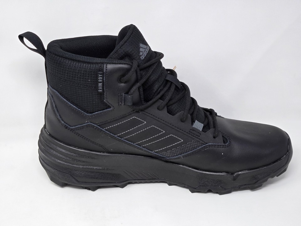 adidas Terrex Unity Leather Mid Rain Ready Mens Sizes Black Boots ...