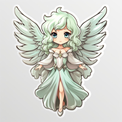 5 x adesivi auto sticker angelo sticker 9 x 9 cm | eBay