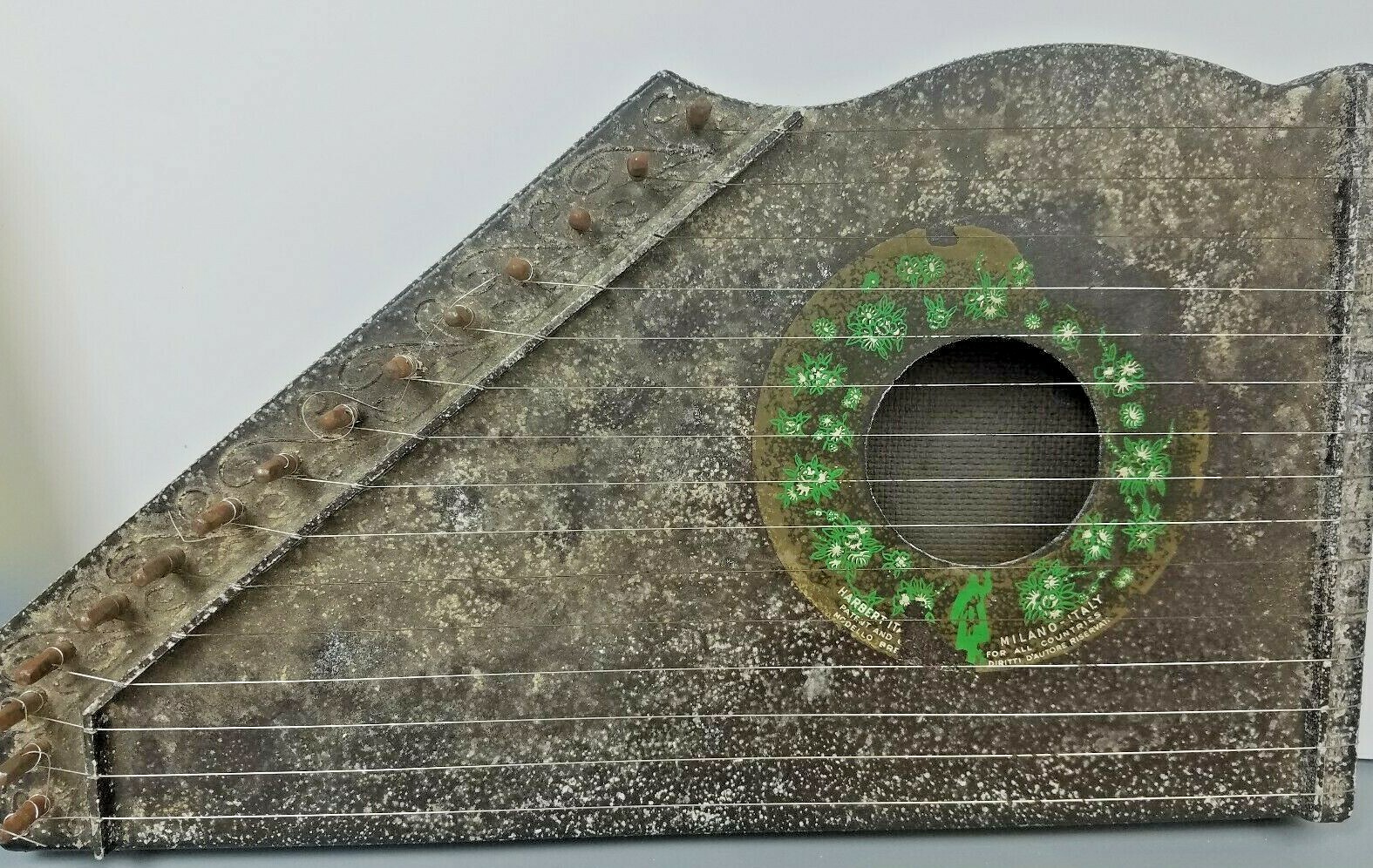 *Vintage Junior Zither La Cetra Magica Italy w/ Music Sheets +Extra ...