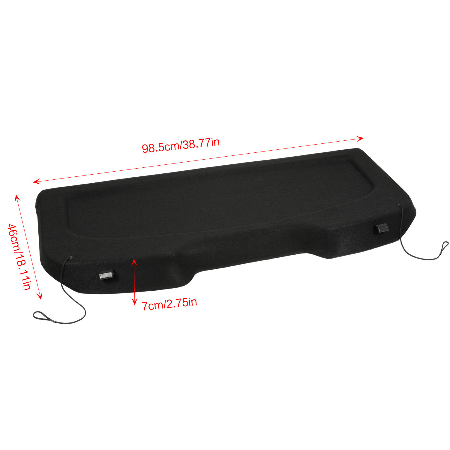 FOR Ford Fiesta 3/5 Door Hatch 07-17 Mark 7 Rear Boot Parcel Shelf Load ...