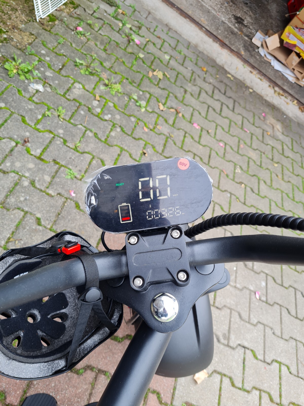E-Chopper mit Straßenzulassung für Erwachsene 50 km/h Elektromoped E ...
