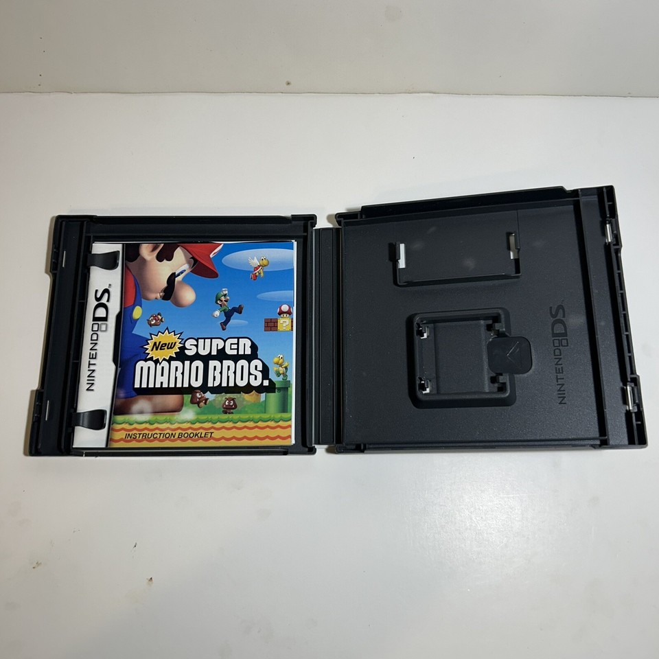 New Super Mario Bros DS Nintendo DS Case & Manuel Only, GOOD CONDITION ...