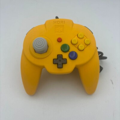 Hori Pad Mini Nintendo 64 Controller N64 Yellow OEM Japan | eBay