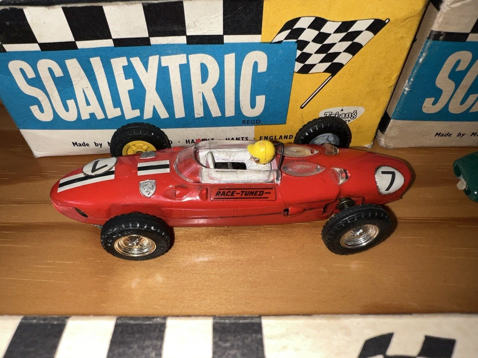 Vintage Tri-ang Scalextric GP/F1 Racing Cars x 9 Untested Boxed Loft ...