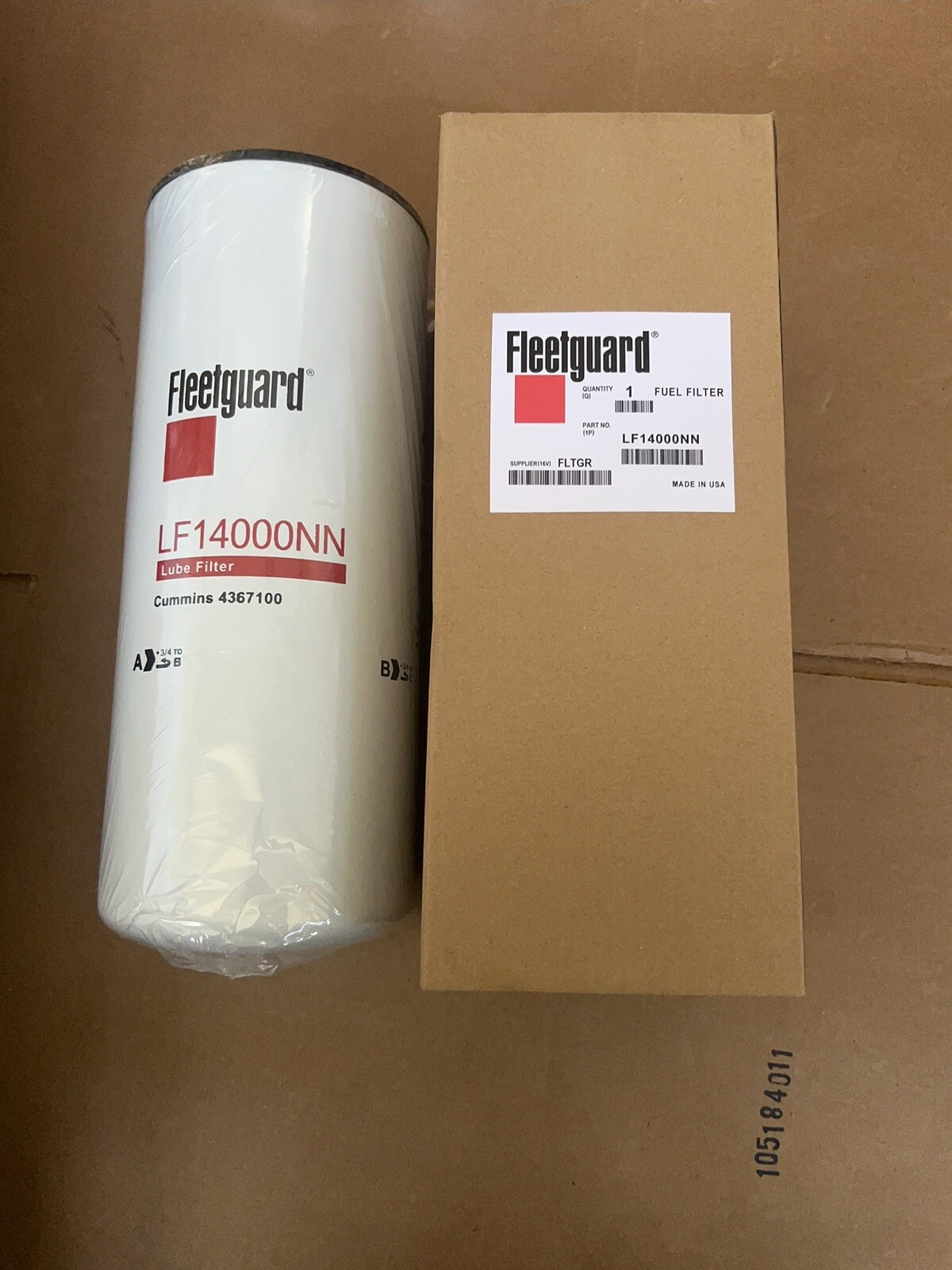 Fleetguard LF14000NN Oil Filter Cummins 4367100 (PACK OF 6) | eBay