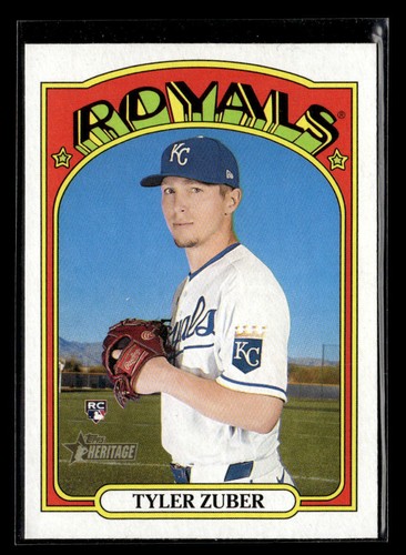 2021 Topps Heritage #659 Tyler Zuber Rookie Card Kansas City Royals | eBay