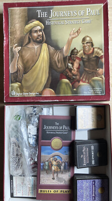 The Journeys of Paul Historical Christian Strategy Board Game Bible ...