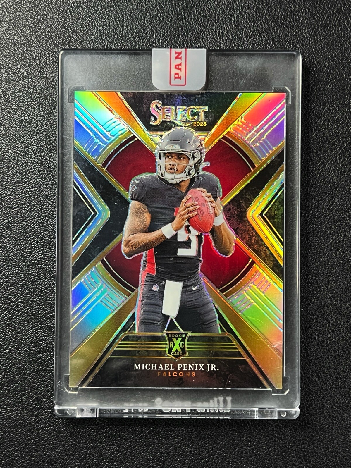 MICHAEL PENIX JR. 2023 PANINI SELECT #504 2024 SILVER PRIZM XRC ROOKIE ...