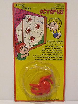 Brand New 1970's Incredible Tricky Sticky Octopus Made In Taiwan | eBay