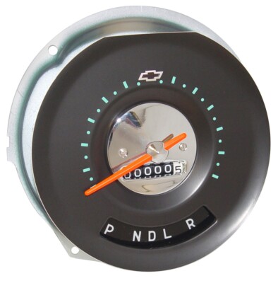 1957 CHEVY BEL AIR 150 210 WAGONS, SPEEDOMETER W AUTOMATIC # 57C-9260-A ...