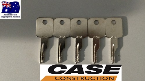5 x Case D250 and Bobcat Skid Steer Plant Excavator Keys Set of 5 FREE ...
