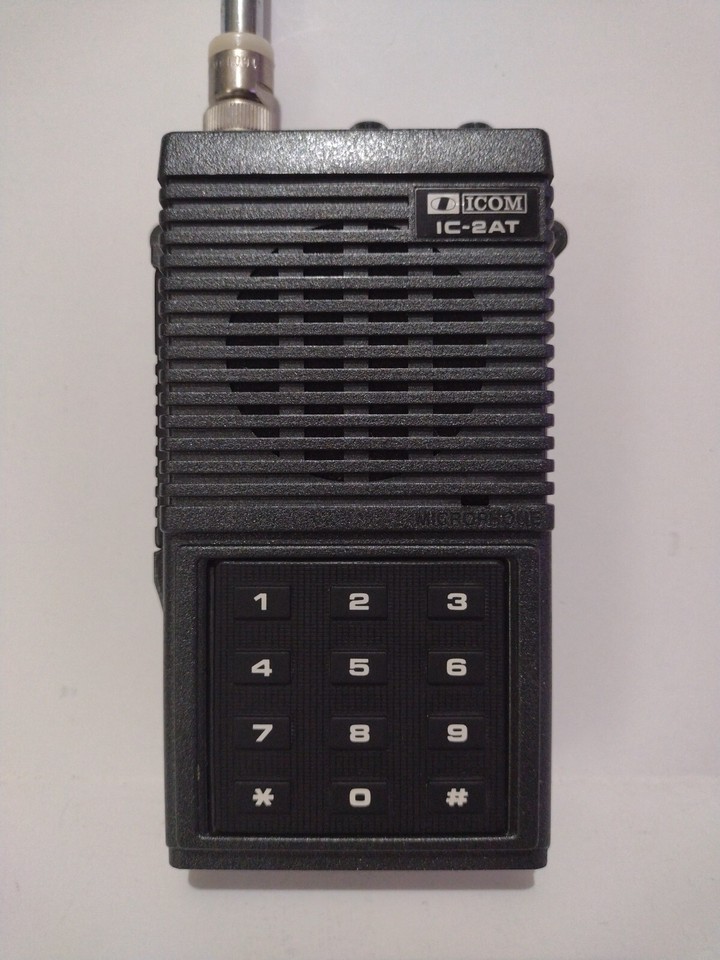 ICOM IC-2AT 2 Meter Handheld HT Radio HAM CB Portable Transceiver ...