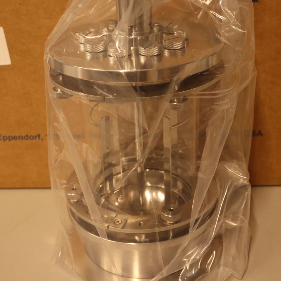 Eppendorf BioFlo 320 Glass Vessel Bioreactor 1L SS Dished Bottom M1379 ...