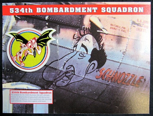 534th BOMBARDMENT SQUADRON ~ Willabee & Ward WWII AIR WAR PATCH EMBLEM ...