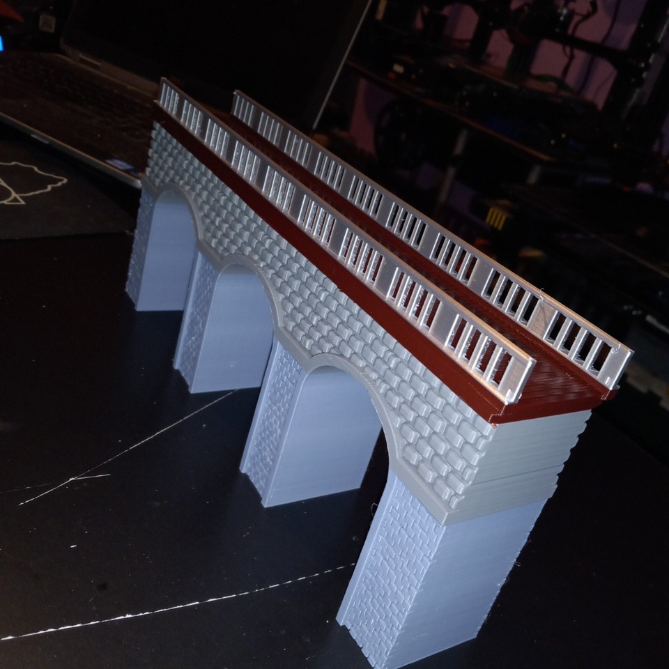 16" Big O Scale Stone Brick Arch Bridge 3D Printed CUSTOM ORDER | eBay