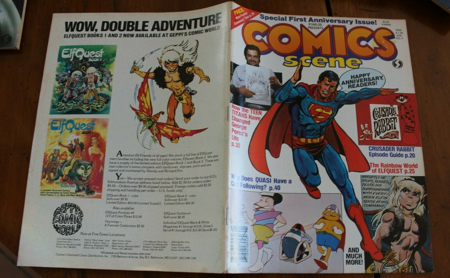 MAGAZINE STARLOG PRESENT COMICS SCENE ISSUE#7 JAN.1976 | eBay