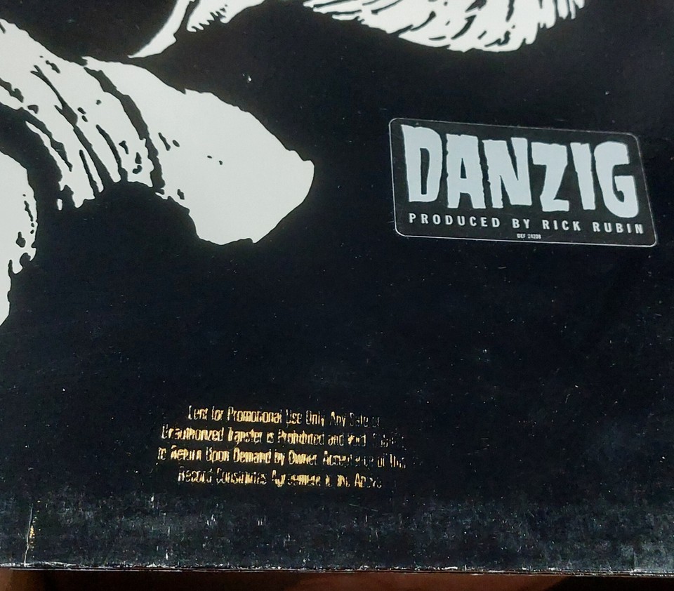 DANZIG 1988 Debut LP PROMO Original 1st Pressing EXCELLENT Vinyl Record MISFITS | eBay