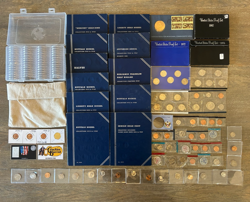Large United States Coin Lot - Silver, Mint Sets, Proof, & Coin ...